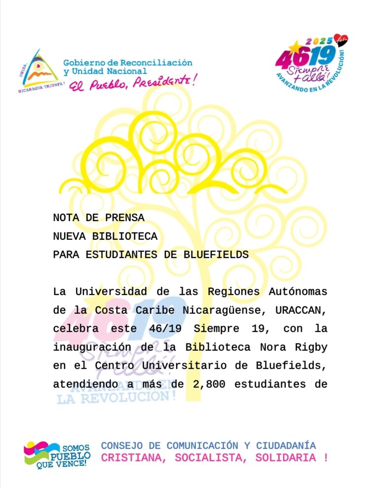 Nueva Biblioteca para estudiantes de Bluefields « Universidad URACCAN